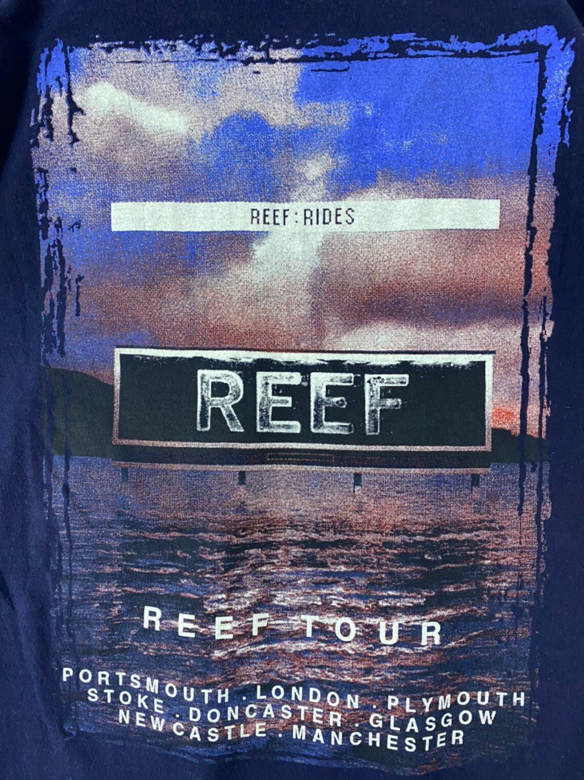 Vintage 90s 1998 Reef Rides Album Tour Singles Big Image Rare Design ...