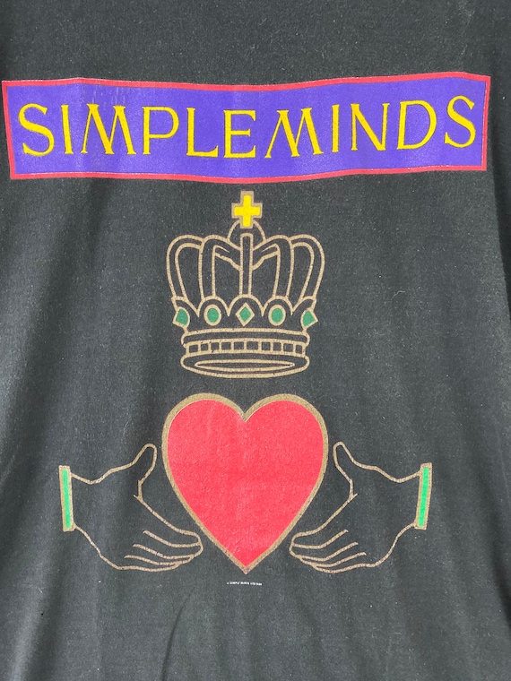 vintage 80s 1989 simple minds nice design big image r… - Gem