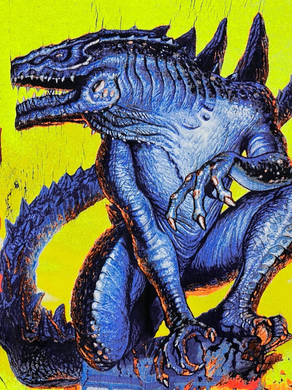 Vintage 90s 1998 Godzilla Size Does Matter Big Image Rare Design ...