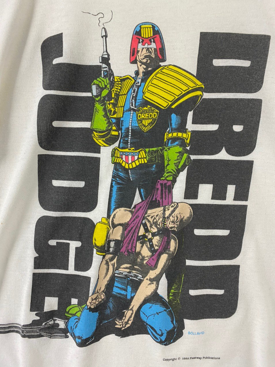 Vintage 80s 1989 Judge Dredd Nice Desig Big Image American - Etsy