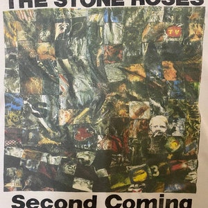 Vintage 90s THE STONE ROSES Second Coming Big Image English Rock Band ...