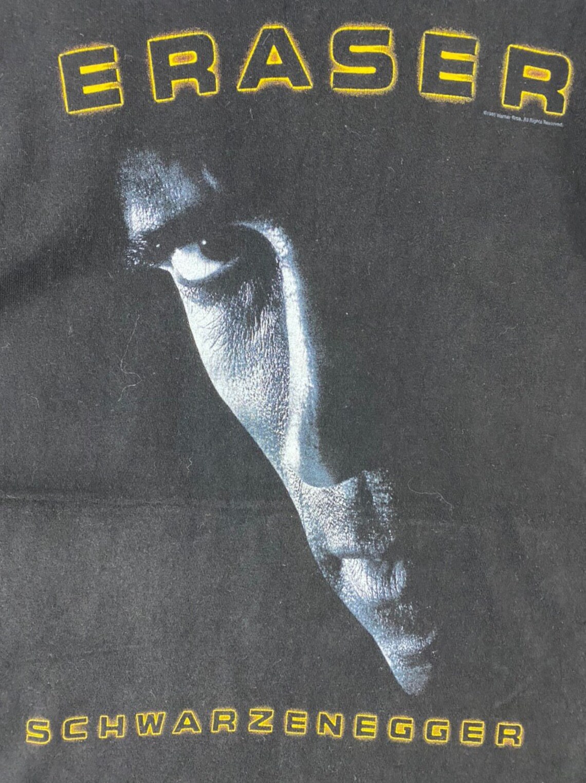 Vintage 90s 1996 Eraser Big Image Nice Design Rare Arnold ...