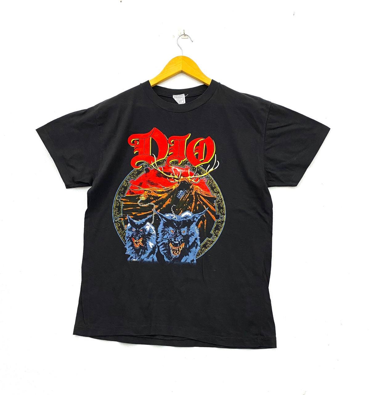 Vintage 90s 1990 DIO Lock up the Wolves Album Tour Singles American ...