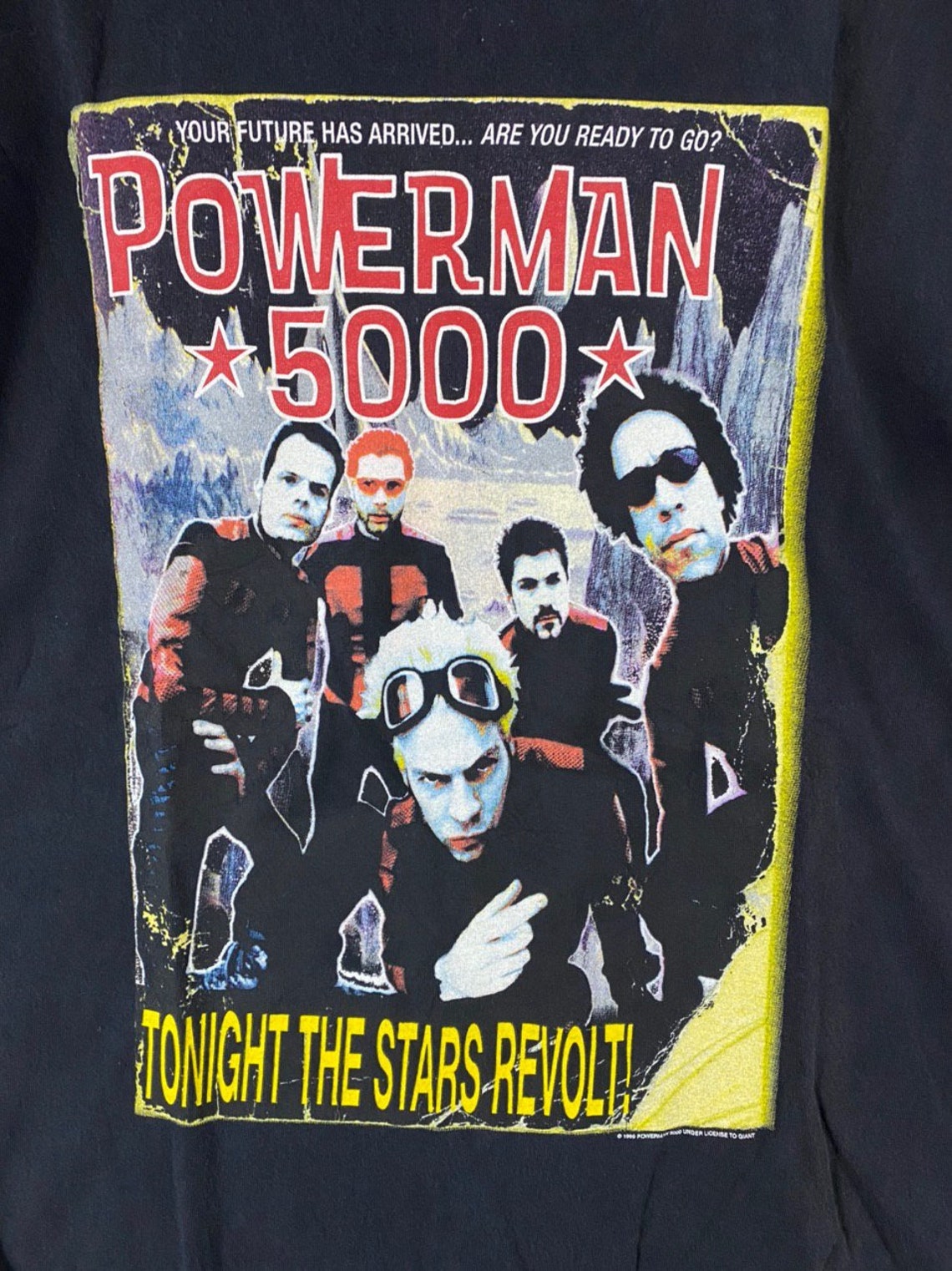 Vintage 90s 1999 Powerman 5000 Tonight the Stars Revolt Album - Etsy