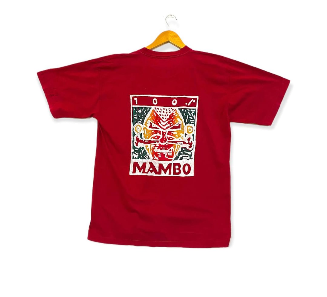 Vintage 90s MAMBO 100% Artwork Drawing Australian Pop Art Big Image ...