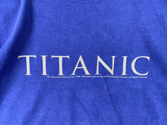 Vintage 90s 1997 titanic spell out big logo American … - Gem