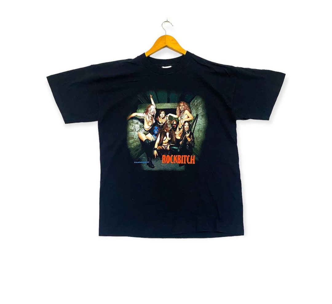 Vintage 90s 1997 ROCKBITCH Access All Areas Album Tour Singles British Metal Band Streetwear ...