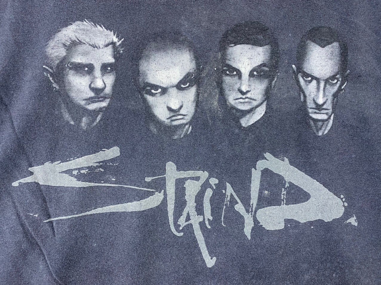 Vintage 90s Staind Line up Image Big Nice Design Rare American Rock ...