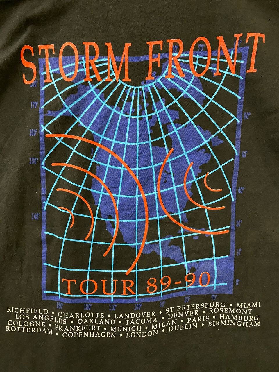 Vintage 80s 1989 BILLY JOEL Storm Front Album Tour Singles American ...