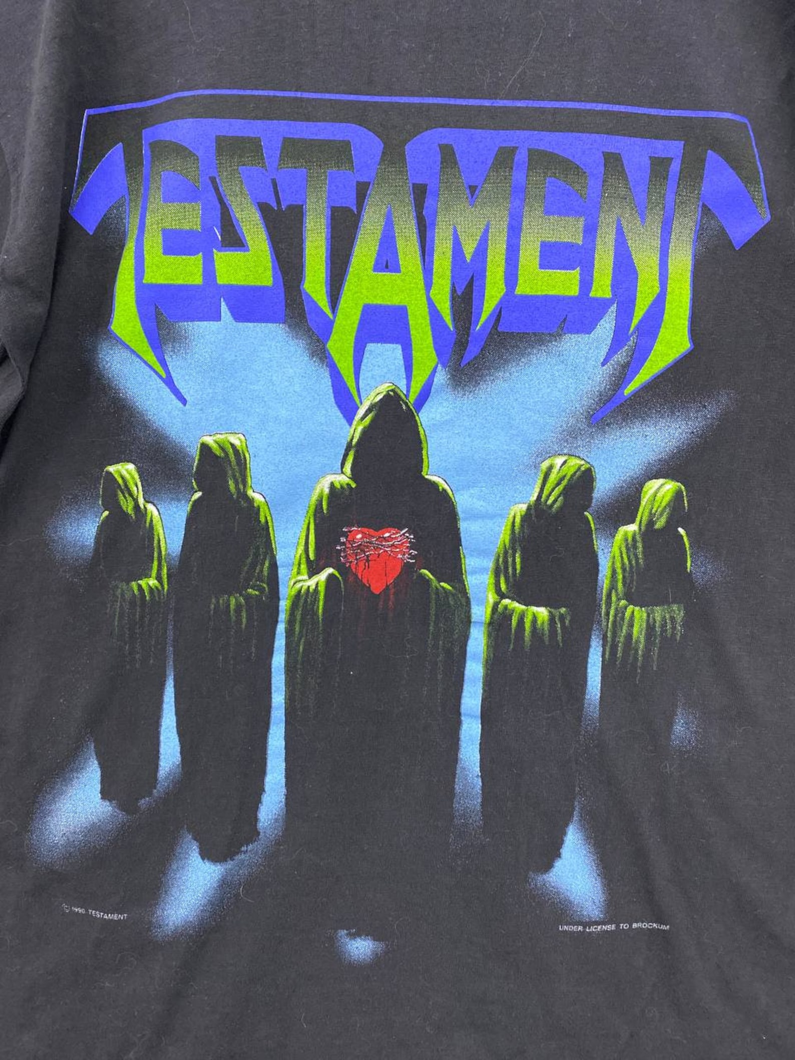Vintage 90s 1990 TESTAMENT Souls of Black Album Tour Singles American ...