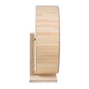 13" (330mm) Big Wood Running Wheel, Exercise Wheel, Mounted on Stand ...