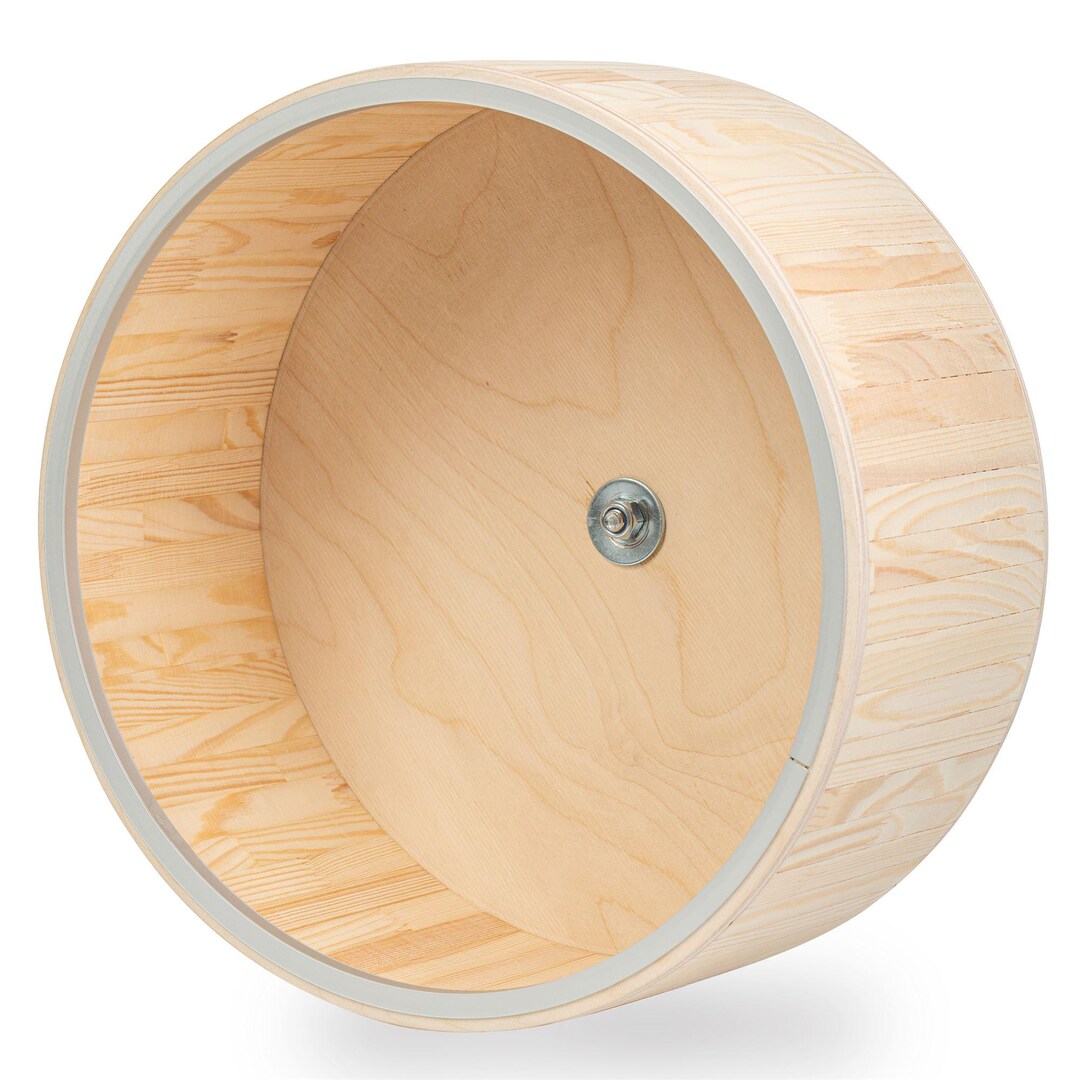 12" Wooden Chinchilla Exercise Wheel, Quiet Ball Bearing, Aluminium ...