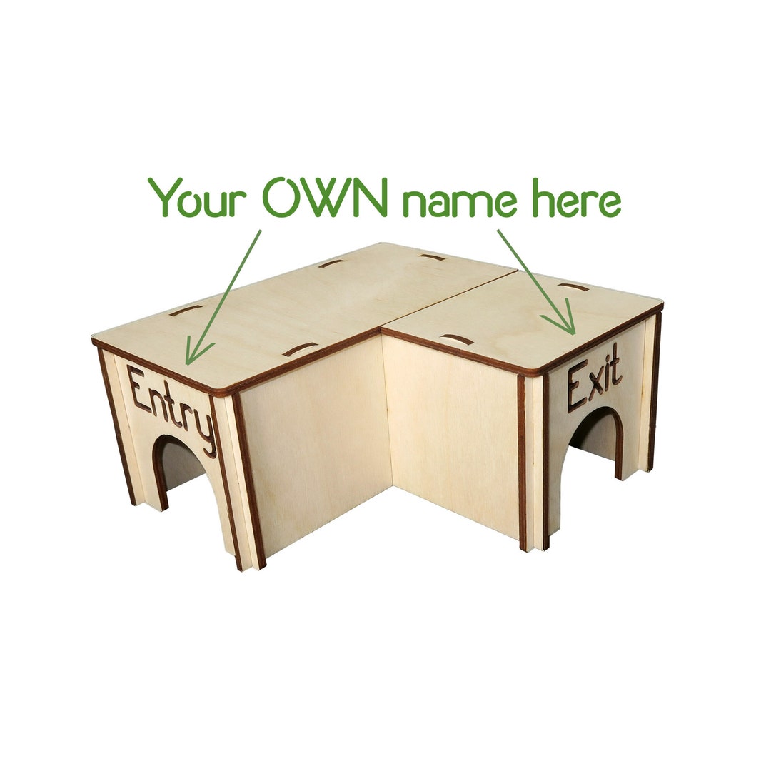 Hamster Hideout. Hamster House. Personalized Haven for Small Rodents ...