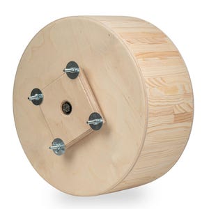 11" (279mm) Big Wood Running Wheel, Exercise Wheel, Mounted on Hinged ...