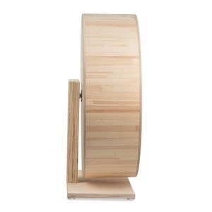 15" (381mm) Big Wood Running Wheel, Exercise Wheel, Mounted on Stand ...