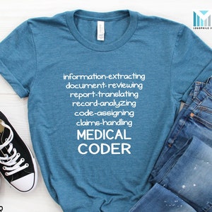 Medical Coder T Shirt, Medical Coder Shirt With Saying, Medical Coder ...