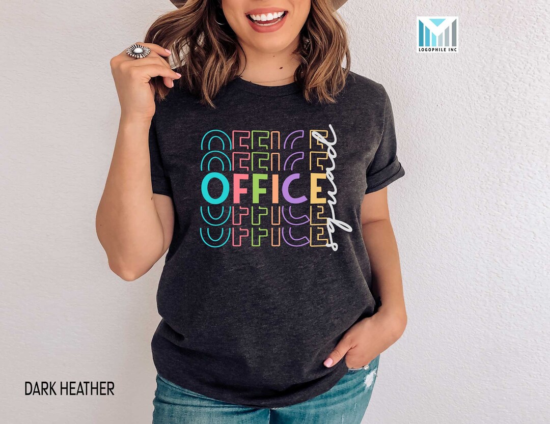 Colourful Front Office Squad Shirt, School Office Staff Tshirts ...