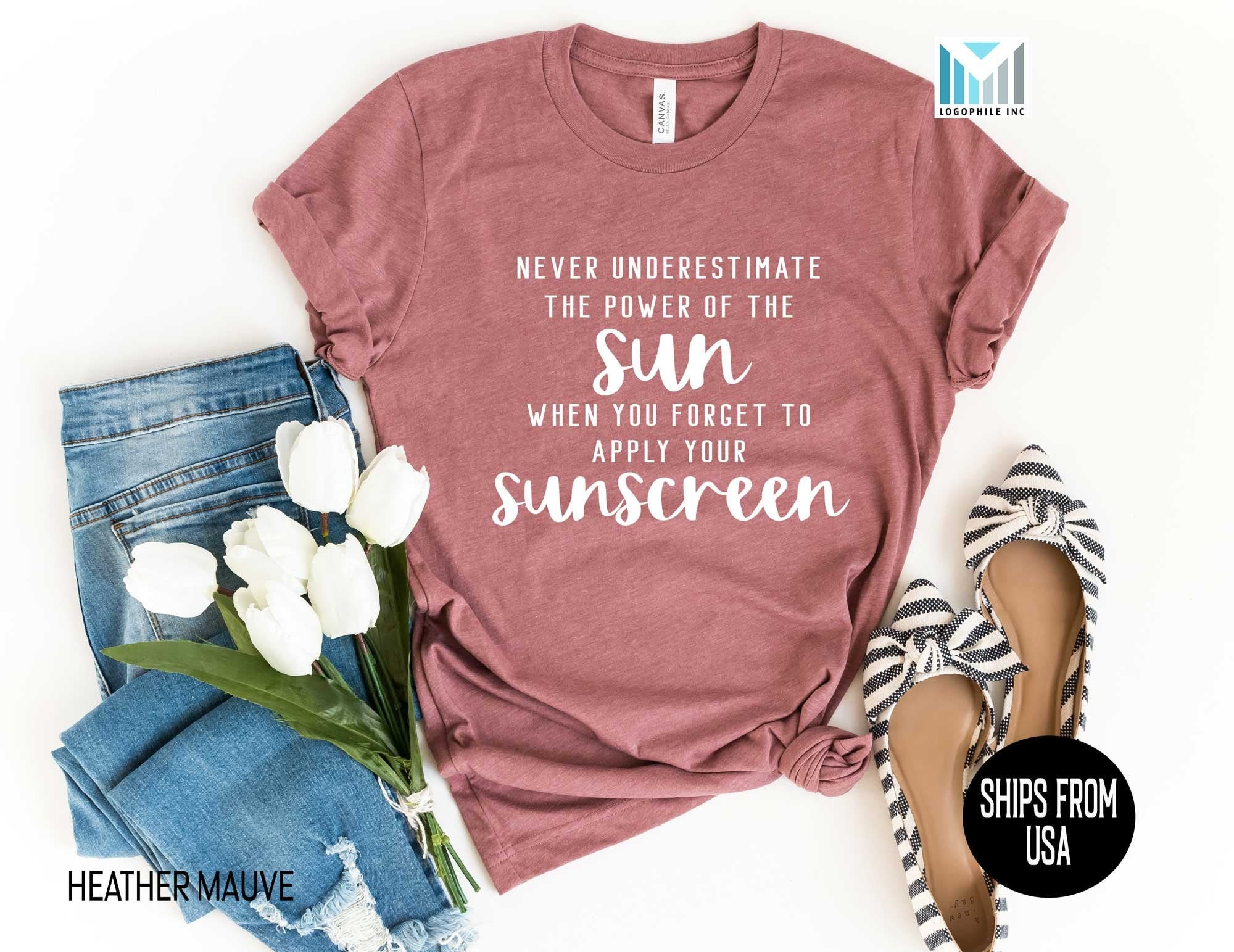Funny Sunscreen Shirt Skincare TShirt Cute Esthetician | Etsy