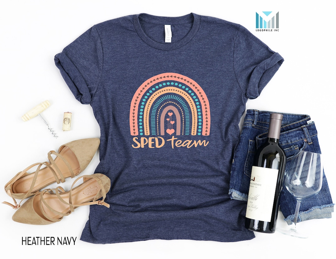 Sped Team Rainbow Shirt, Sped Teacher Shirt, Special Ed Teacher Gift ...