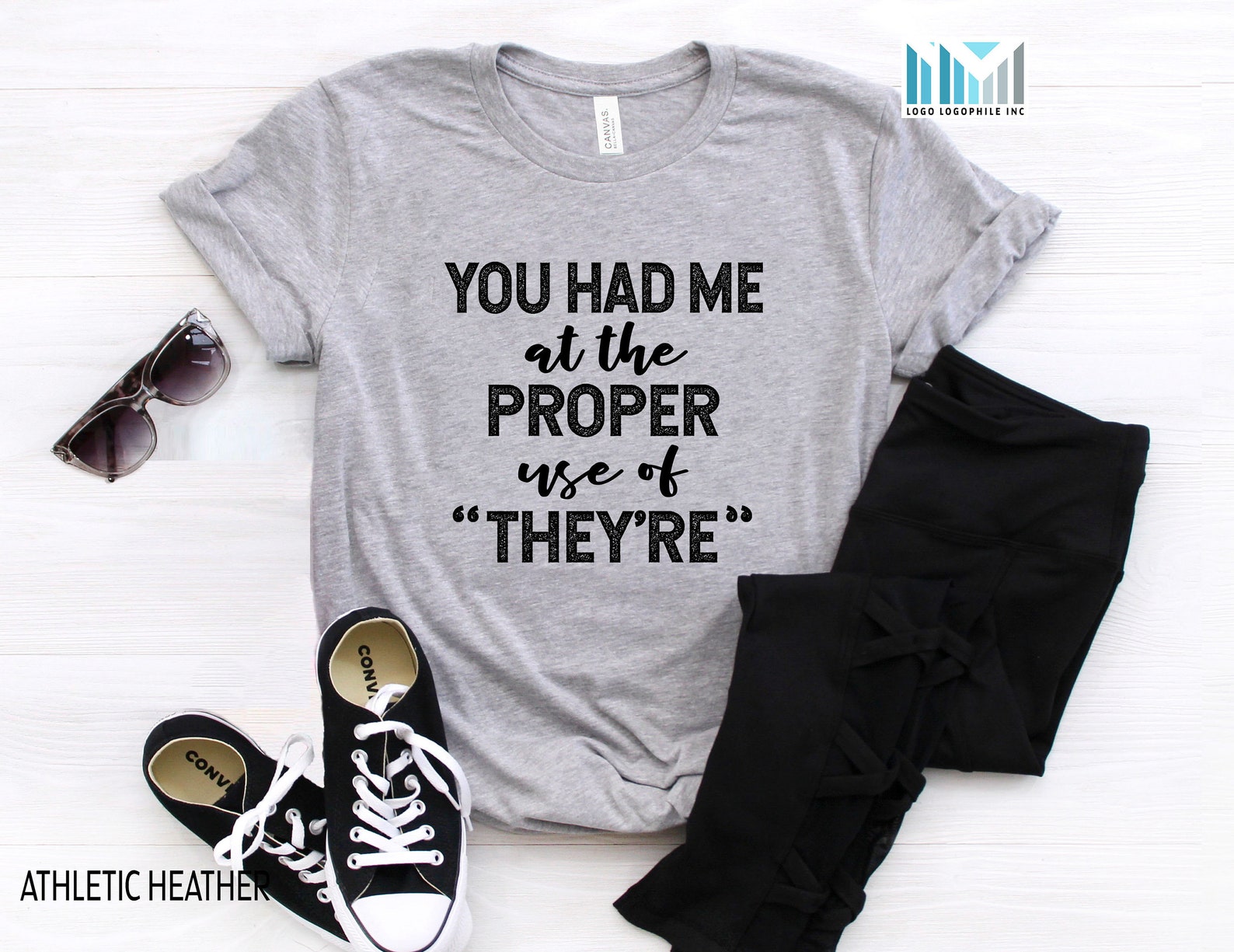 There Their Theyre T Shirt Funny Grammar Shirt Punctuation | Etsy