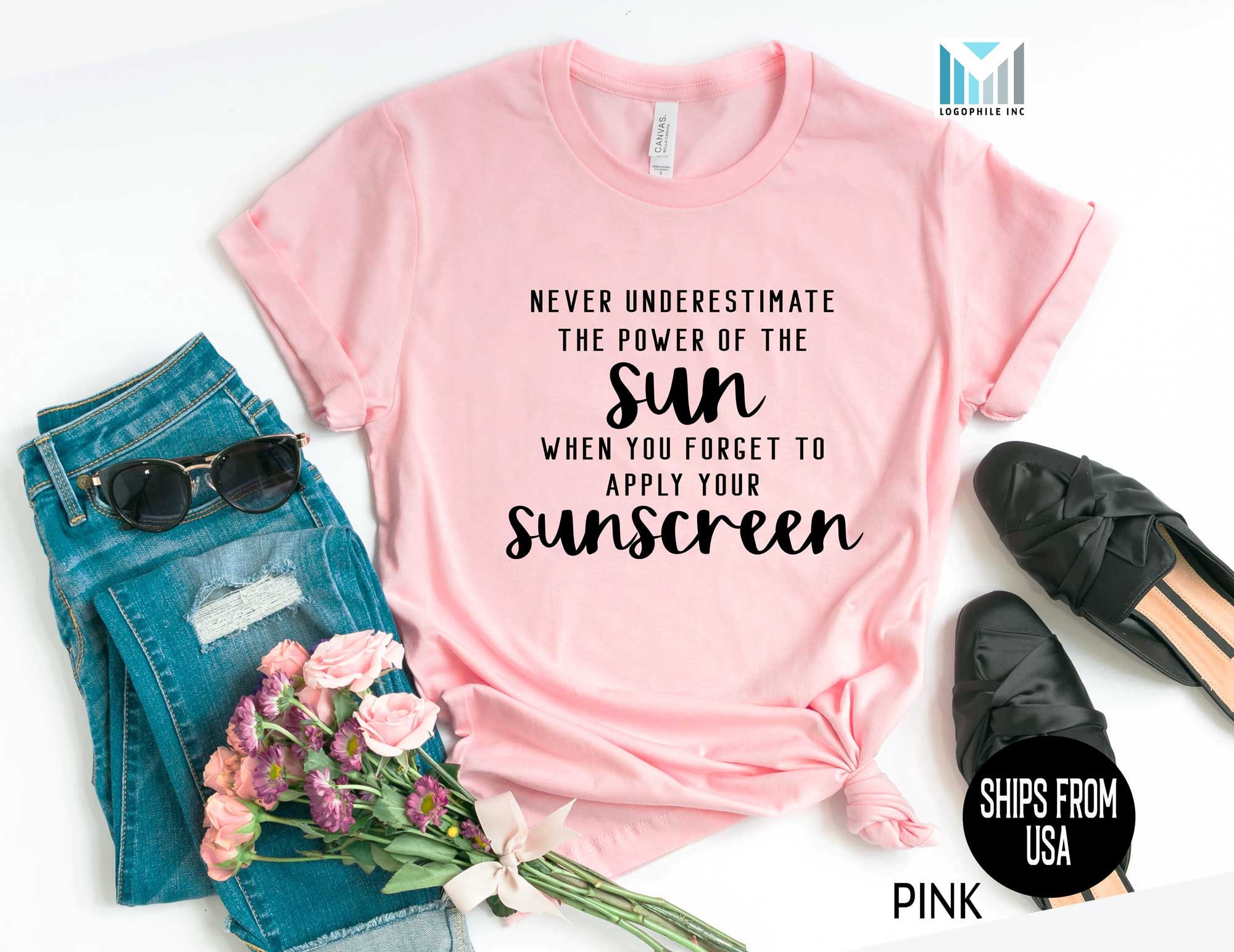 Funny Sunscreen Shirt Skincare TShirt Cute Esthetician | Etsy