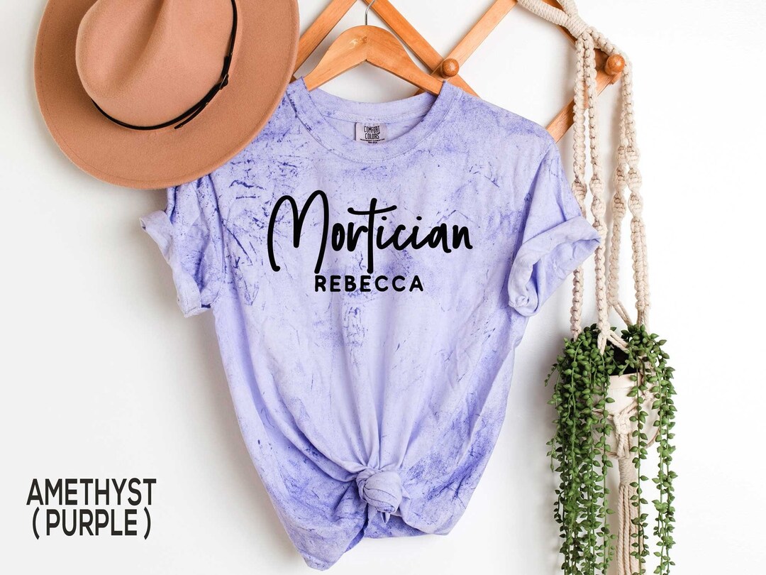 Personalized Mortician Shirt, Embalmer Tie Dye Tshirt, Cute Embalming ...