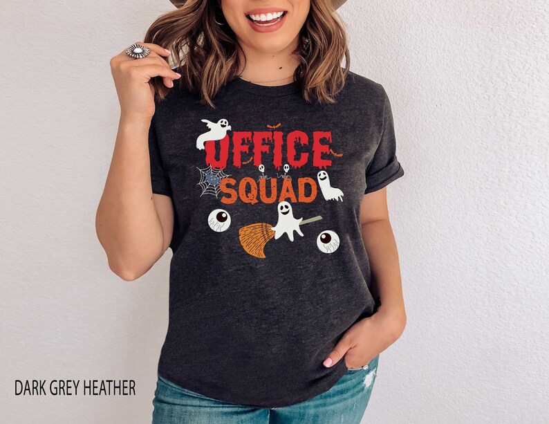 Funny Halloween Office Party Shirts Office Squad Halloween - Etsy