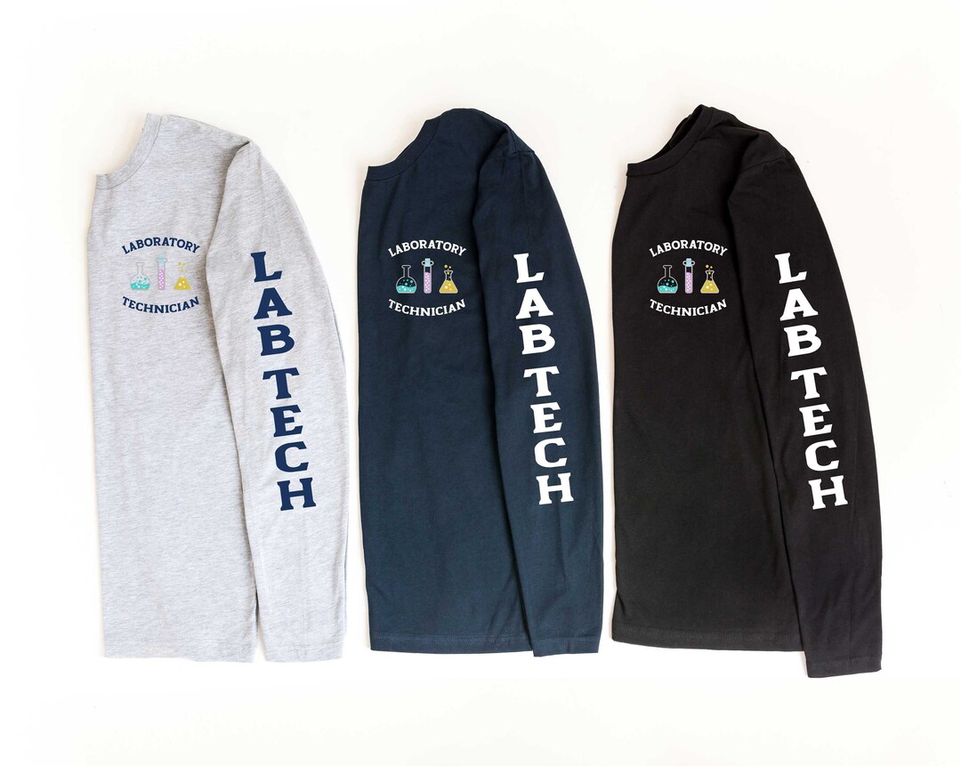 Laboratory Technician Long Sleeves Shirt, Clinical Lab Tech Tshirt ...
