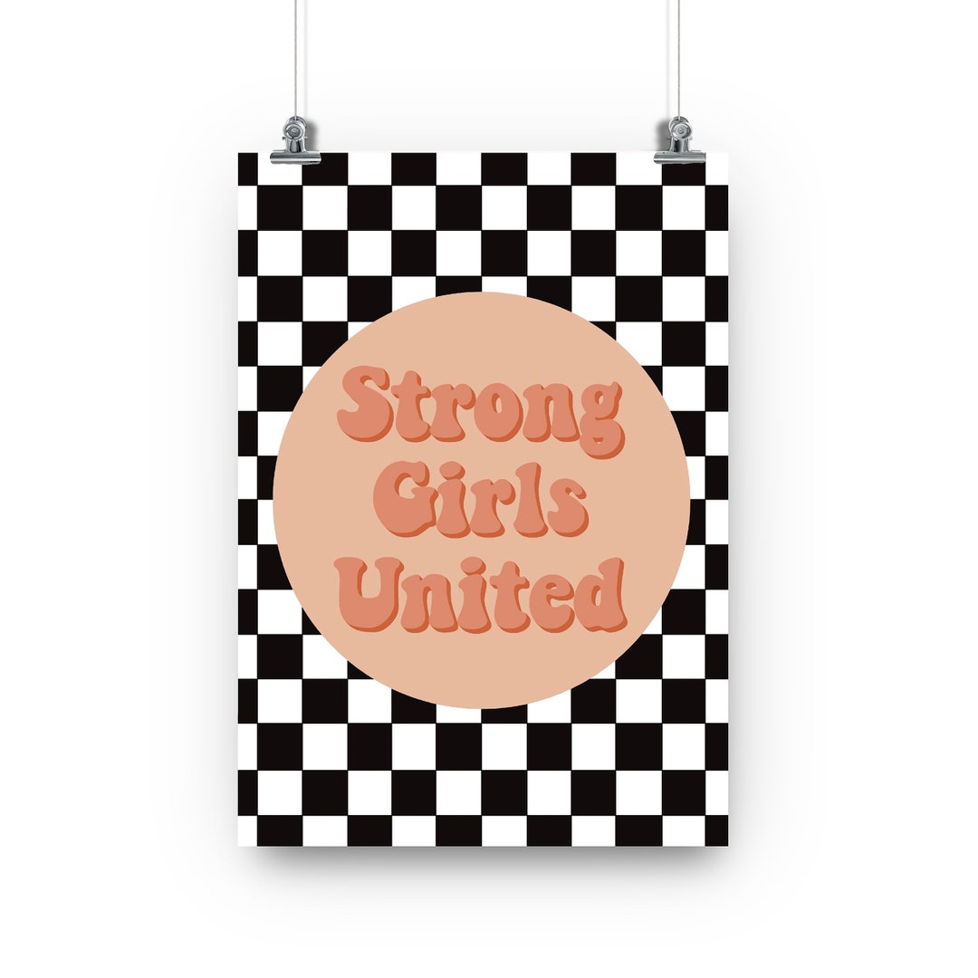 Strong Girls United A4 A5 Print Positivity - Etsy