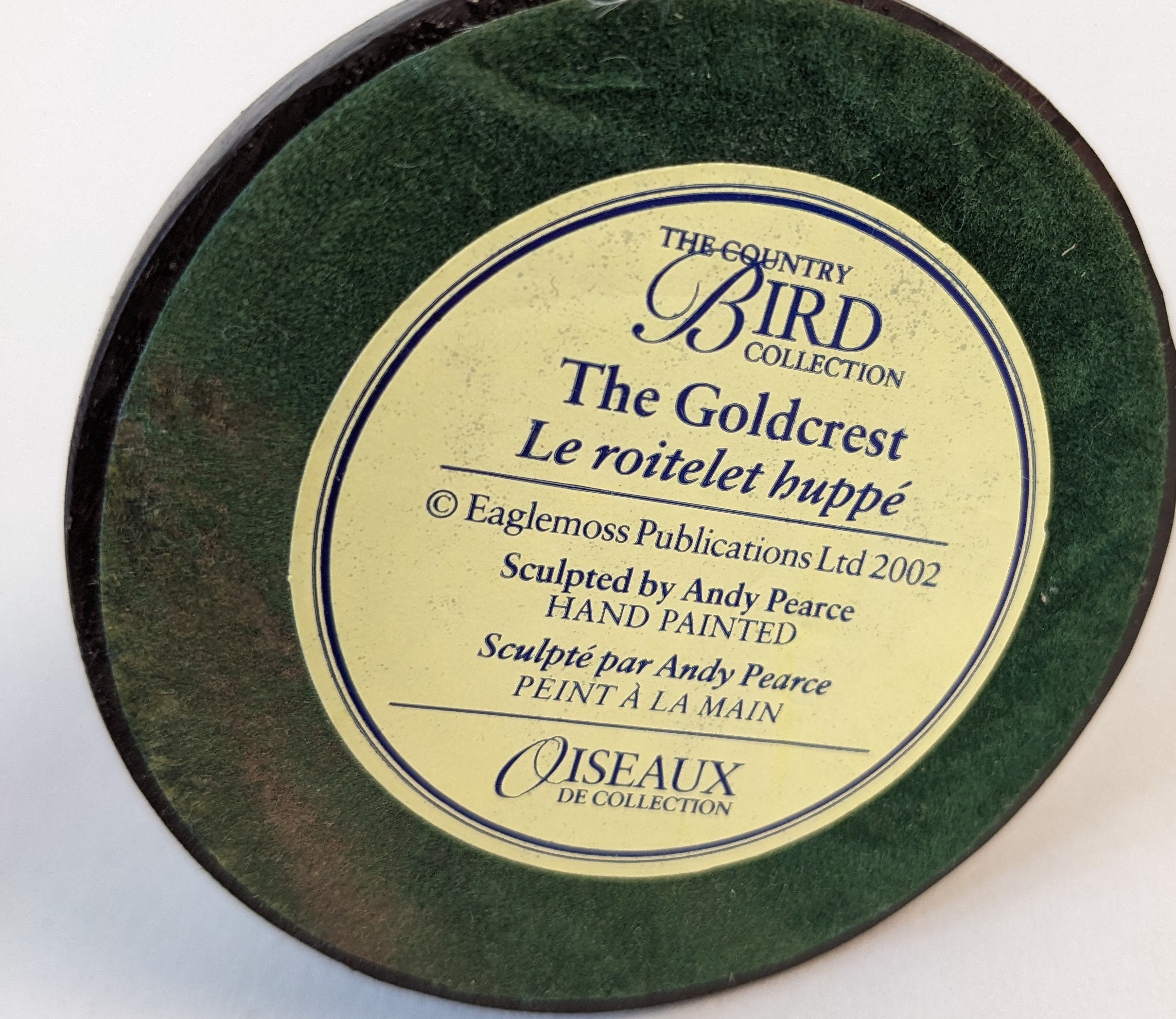 The Goldcrest Figurine Country Bird Collection Sculpted Andy - Etsy