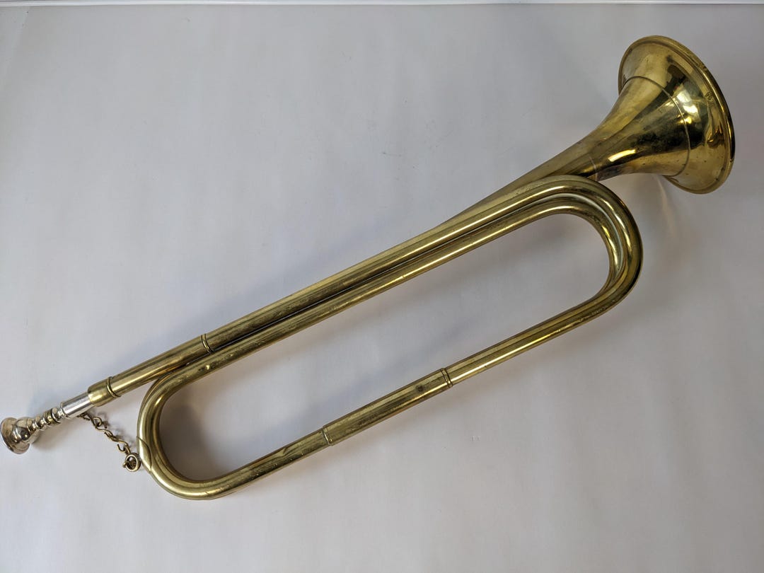 Vintage Cavalry Trumpet Horn With Mouthpiece 1970 Premier Made in ...