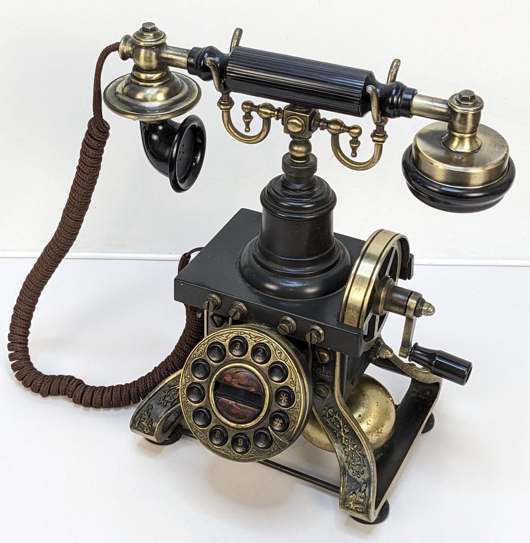 Vintage MYBELLE 850 EIF Push Button Antique Style Phone Working - Etsy