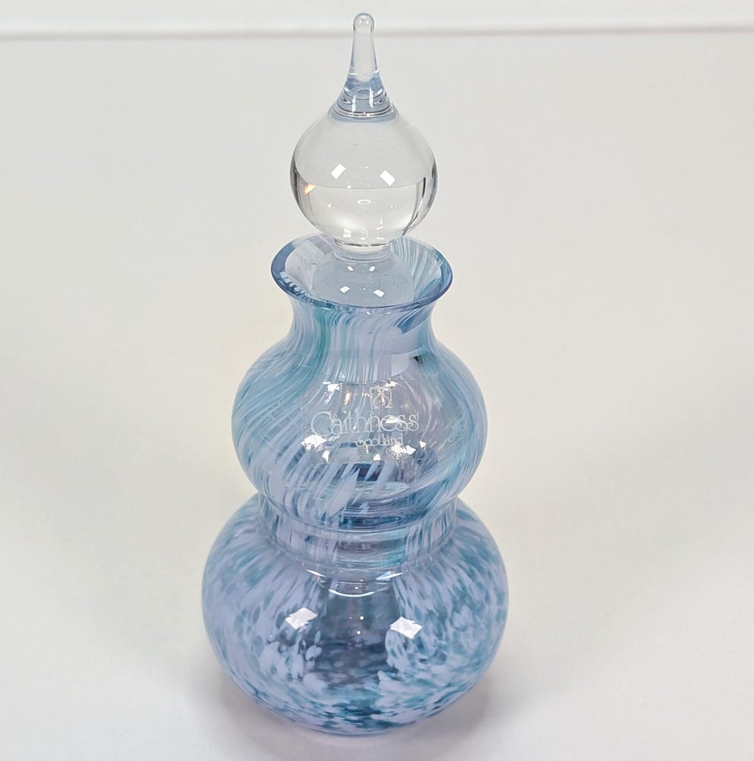 Vintage Caithness Art Glass Perfume Scent Bottle With Stopper and Label ...