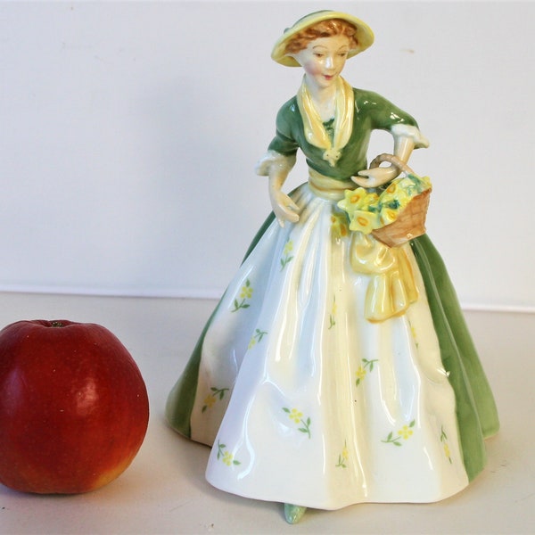 Royal Worcester Lady Figurine - Etsy
