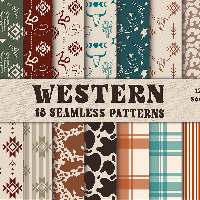Western Pattern - Etsy