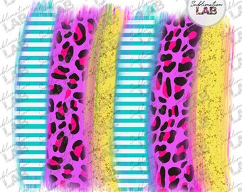 Pink Leopard Background Sublimation Design PNG Distressed | Etsy