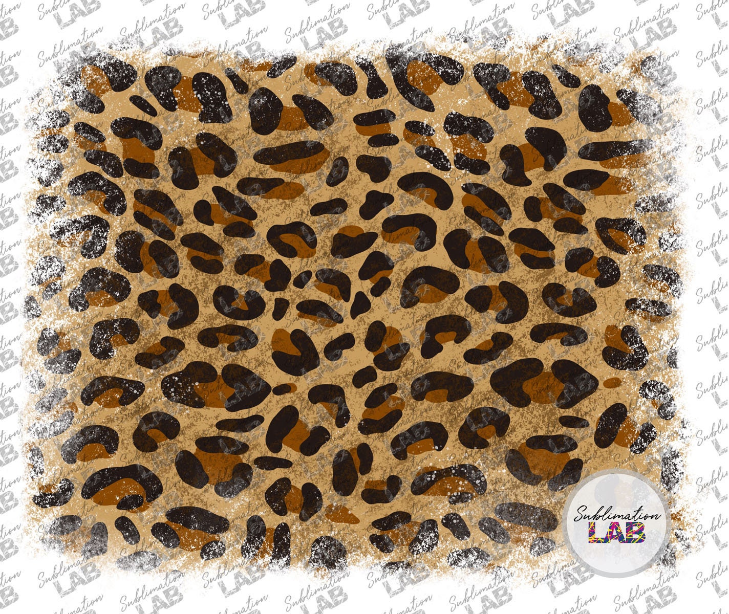 Distressed Leopard Print PNG: Cheetah Animal Background (digital ...