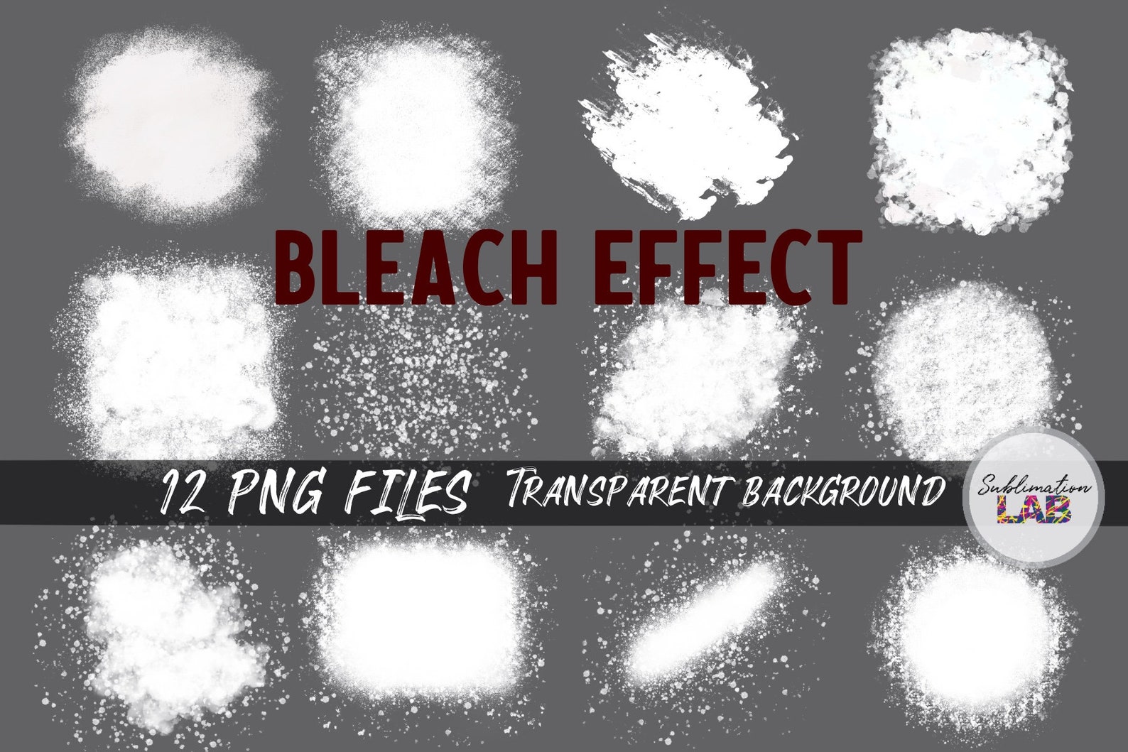 Bleach Effect Png Mockup Bundle Bleach Splash Background - Etsy
