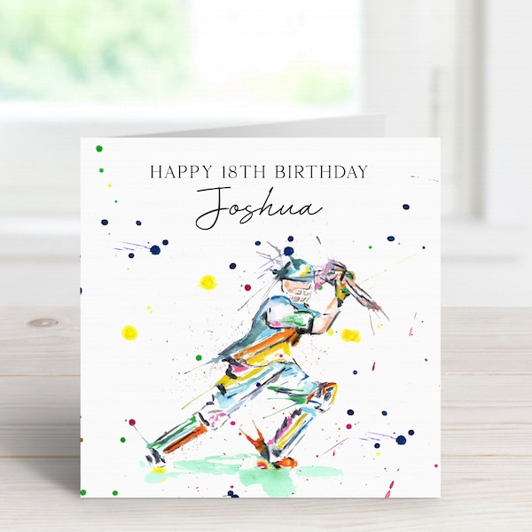 Cricket Birthday Card - Etsy UK