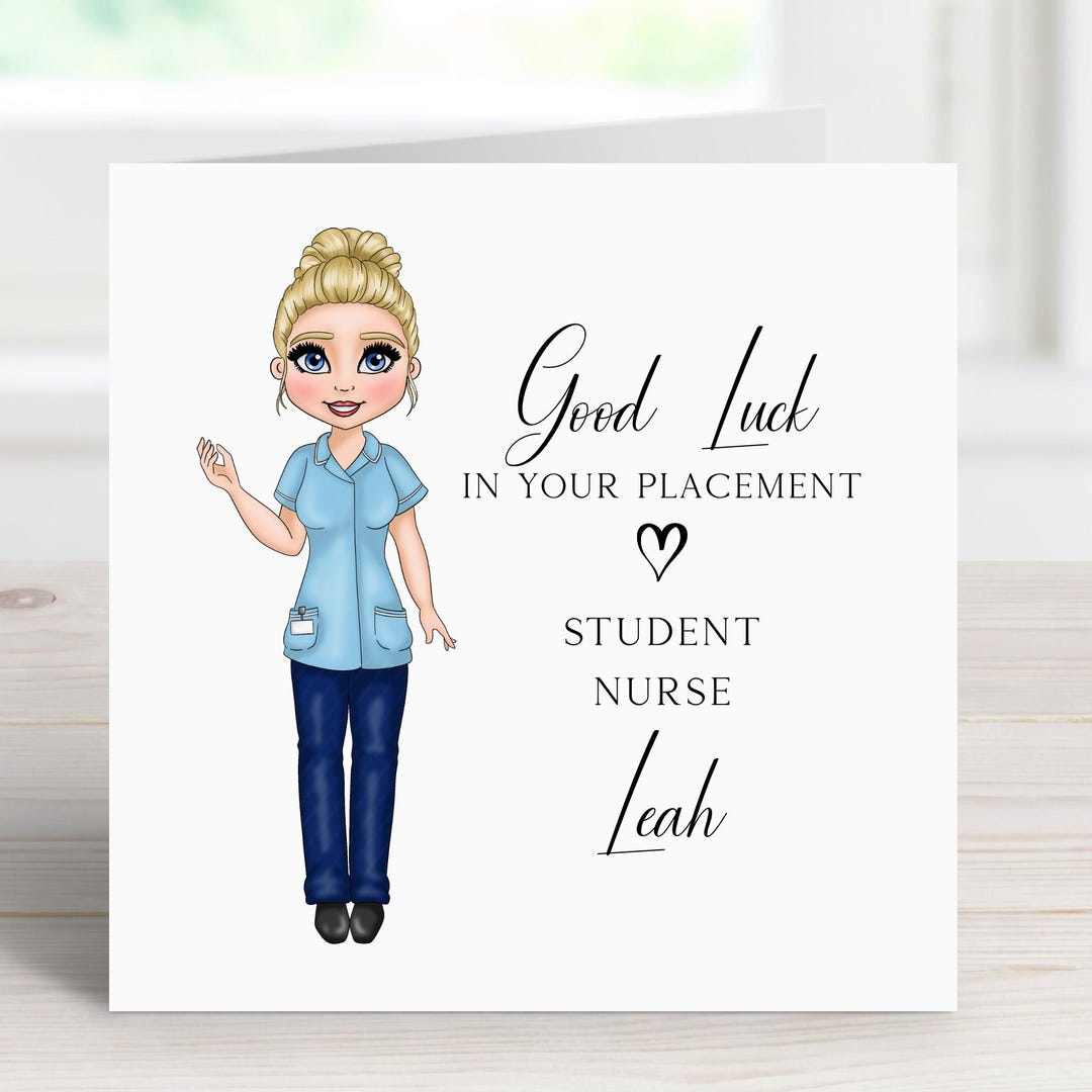 Good Luck Student Nurse Card - Good Luck Card for Daughter ...