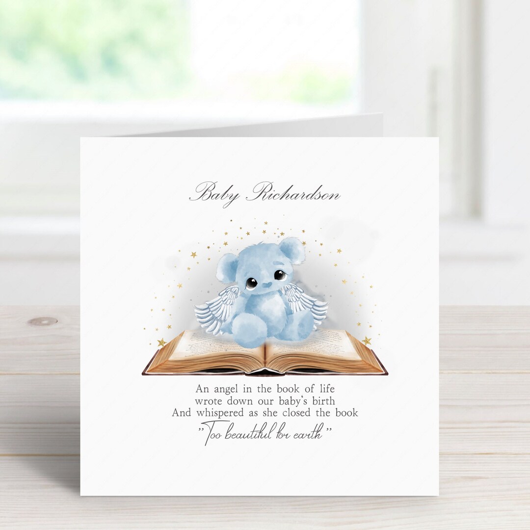 Baby Loss Card - Sympathy Card - Etsy