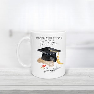 Personalised Graduation Mug Graduation Gift Congratulations on ...