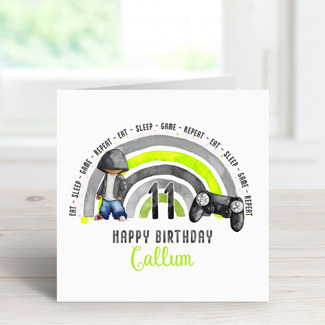 Gamer Birthday Card Boys Birthday Card Son Birthday | Etsy