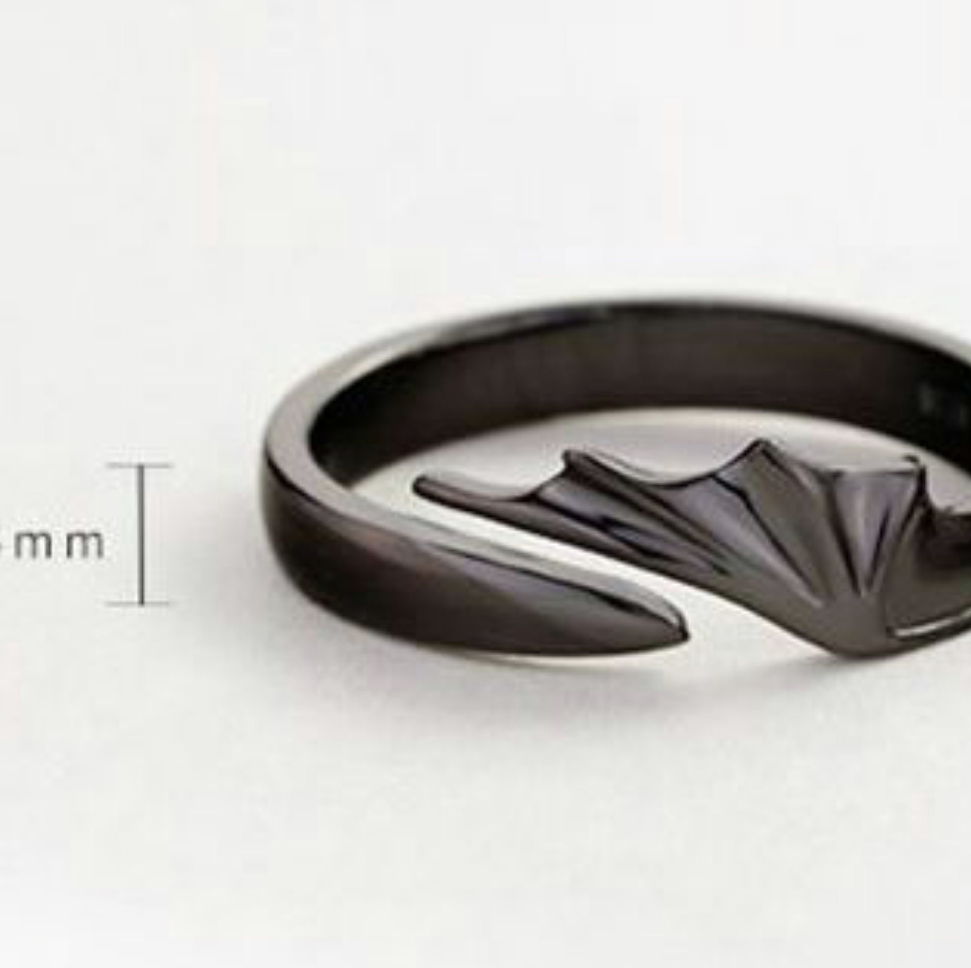 Buy S925 Sterling Silver Angel and Devil Promise Rings Couple Online in ...