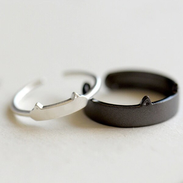 Cat Wedding Ring - Etsy
