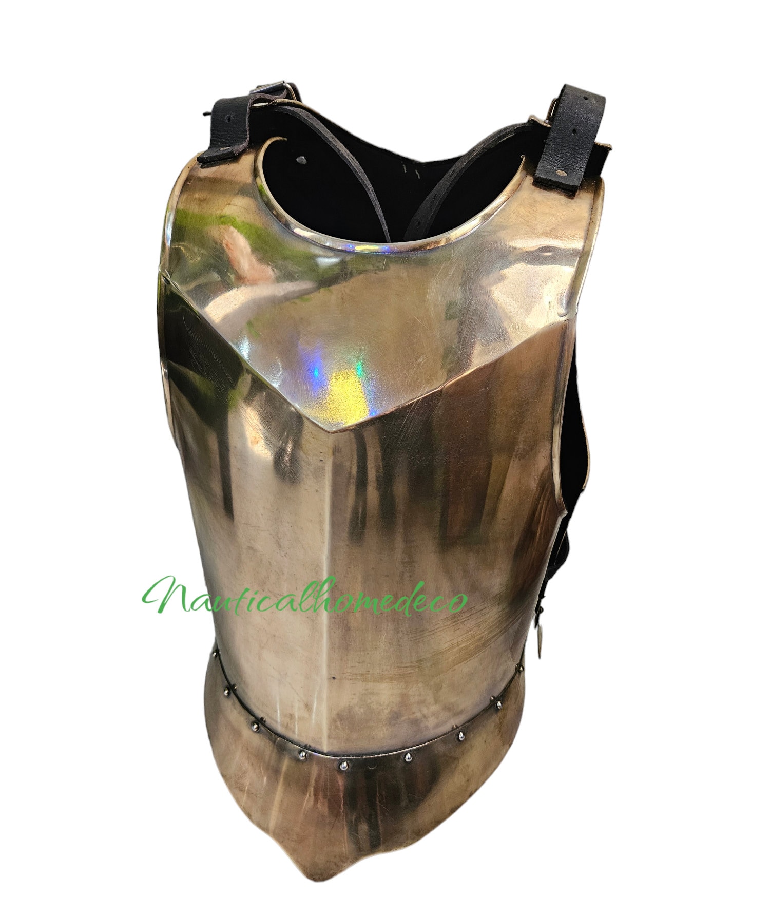 Medieval Knight Muscle Armor Chest Plate Brass Finish Roman Cuirass ...