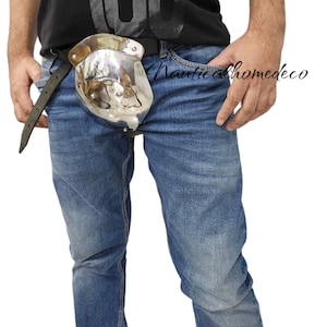 Medieval Steel Groin Guard Codpiece for Buhurt LARP SCA Cosplay & Reenactment Fantasy Combat ...