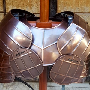 Medieval Knight Roman Pauldrons Shoulder Gorget Reenactment Renaissance ...