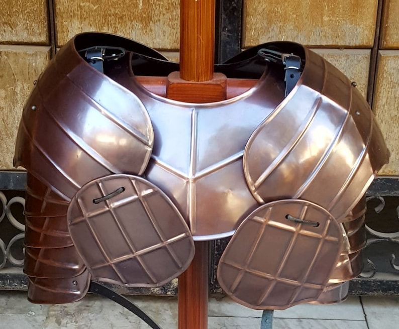 Medieval Knight Roman Pauldrons Shoulder Gorget Reenactment Renaissance ...