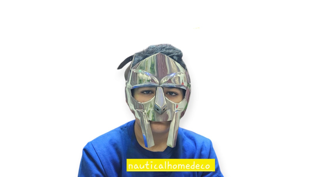 Maximus Gladiator Medieval Mask Helmet - Authentic Roman Cosplay Prop ...